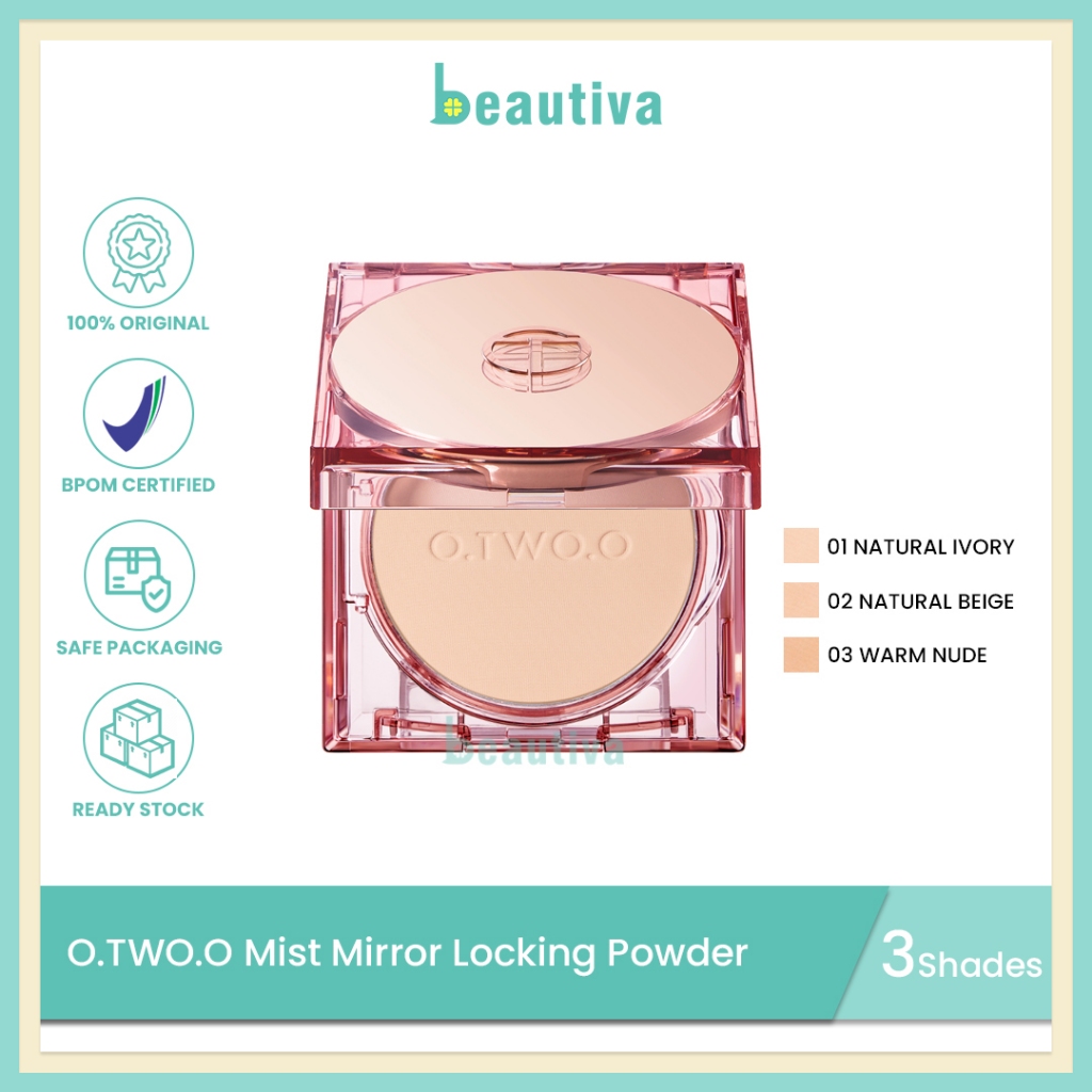 Jual O.TWO.O Mist Mirror Locking Powder | Shopee Indonesia
