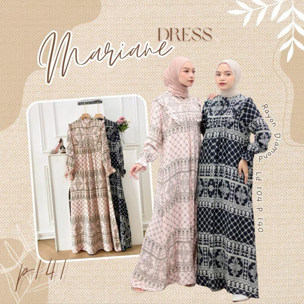 Jual Mariana dress Raya mewah elegan | Shopee Indonesia