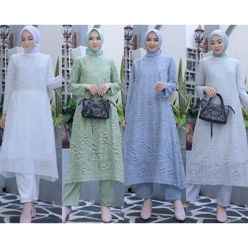 Jual SETELAN ASTER MALIKA ( Tunik + Celana Kulot ) One Set Premium ...