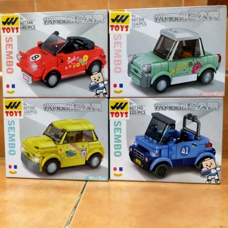 Jual Brick Sembo Block Famous Car sport Car mini car | Shopee Indonesia
