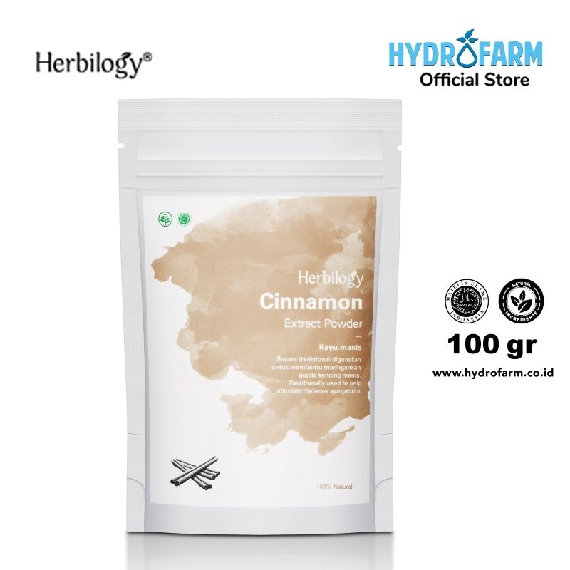 Jual Herbilogy - Cinnamon (Kayu Manis) Extract Powder | Shopee Indonesia