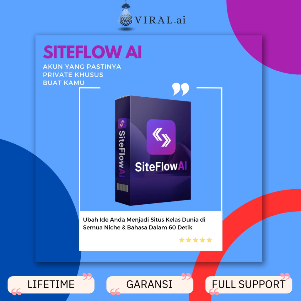 Jual SiteFlow AI - Mengubah ide, kata kunci, dan perintah suara menjadi website yang indah ...