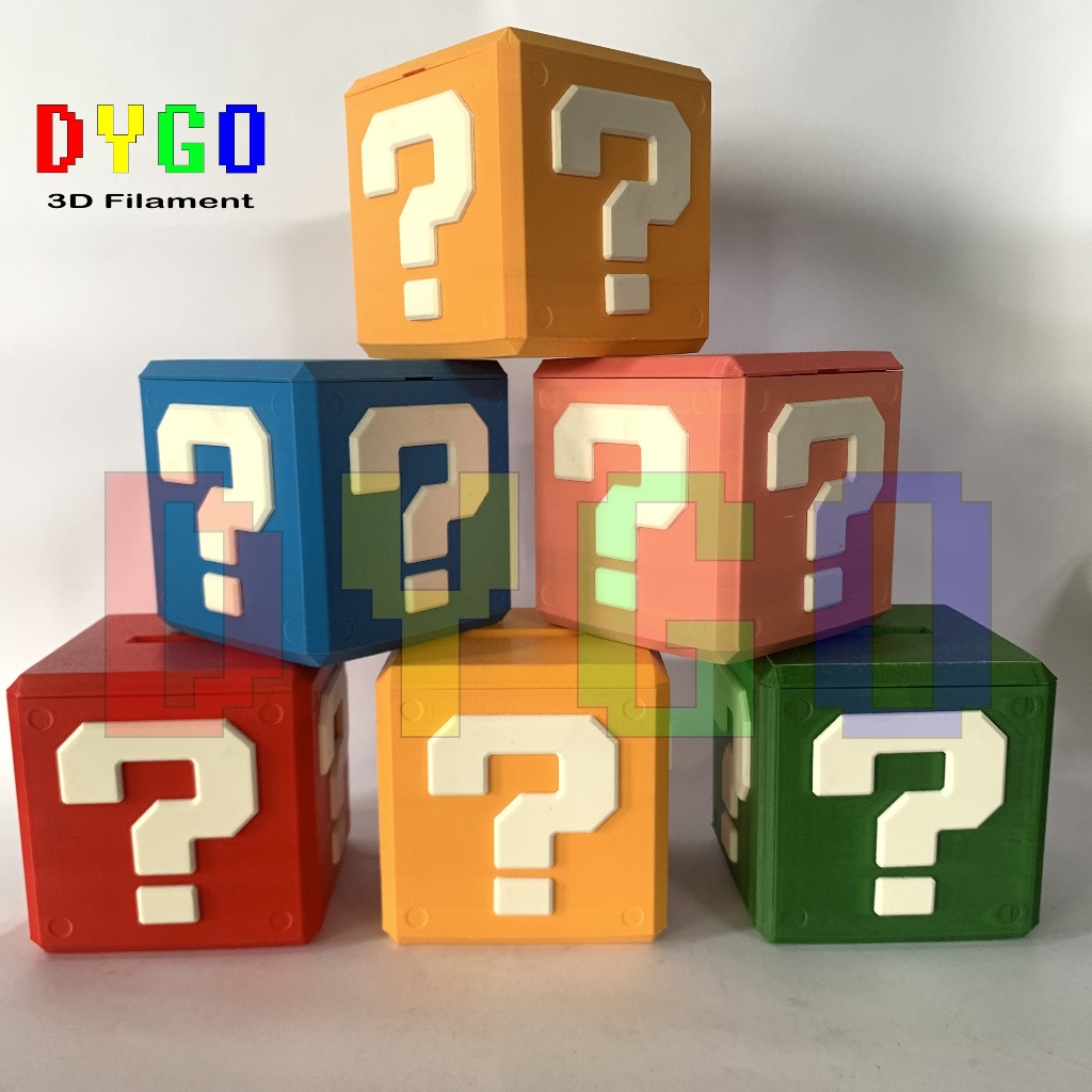 Jual DYGO 3D PRINT / Celengan / Super Mario Coin Box / Question Block ...