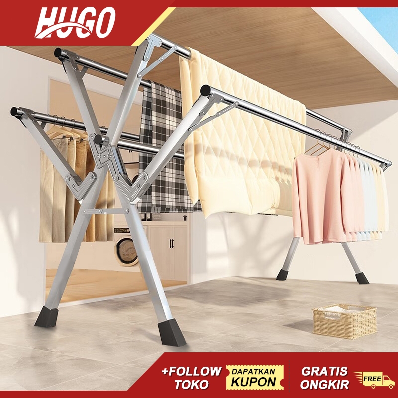 Jual Rak Pengeringan Lantai Lipat Balkon Rumah Tangga Dalam Ruangan ...