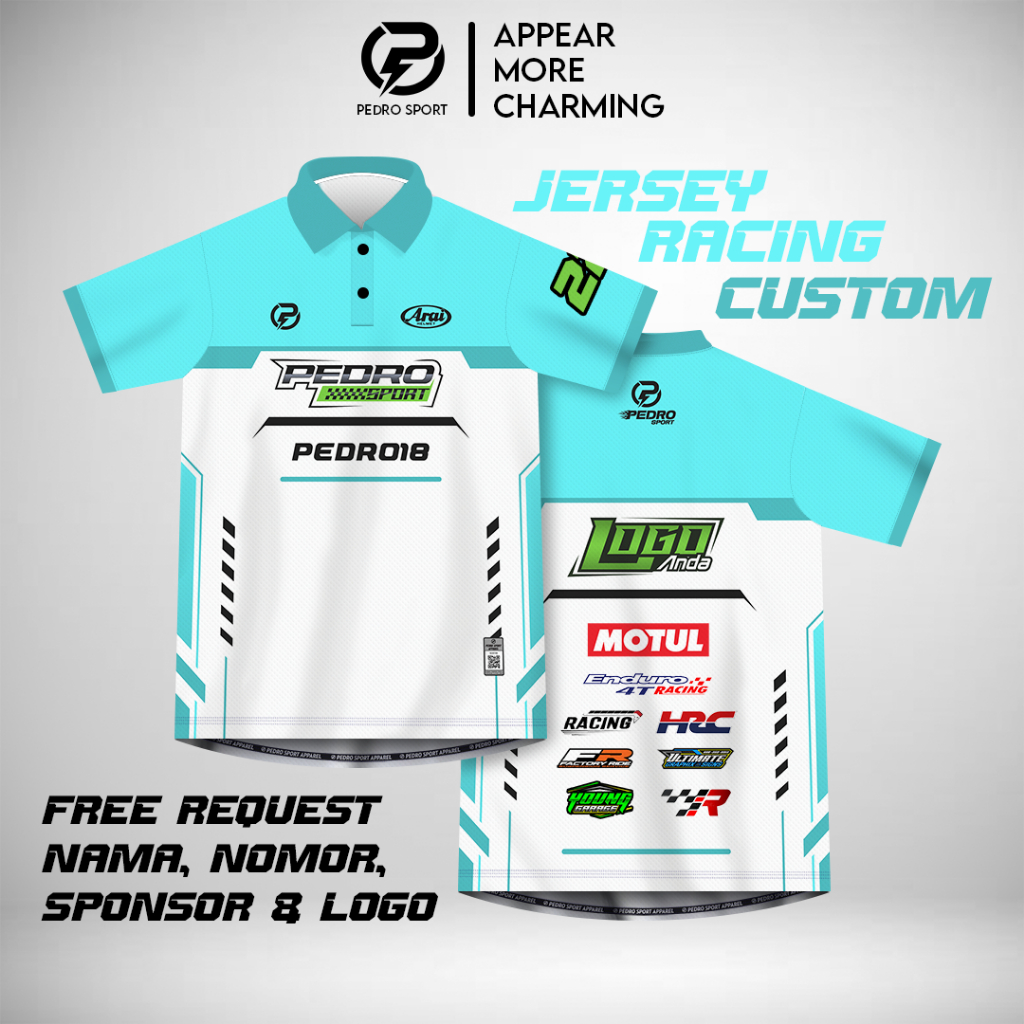 Jual Jersey Full Printing Jersey Racing Jersey Custom Racing Jersey ...