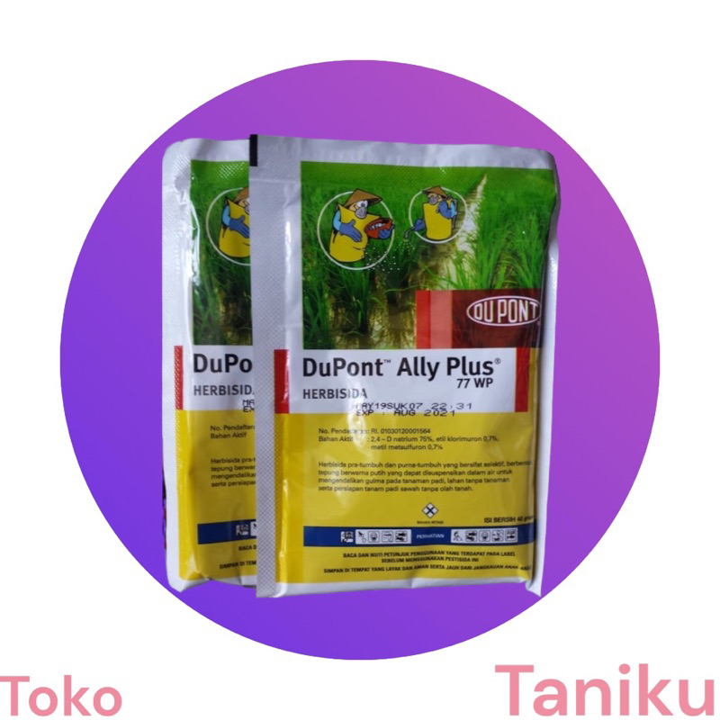 Jual Obat Rumput Ally Plus Herbisida Selektif Untuk Gulma Sawah isi 40 ...