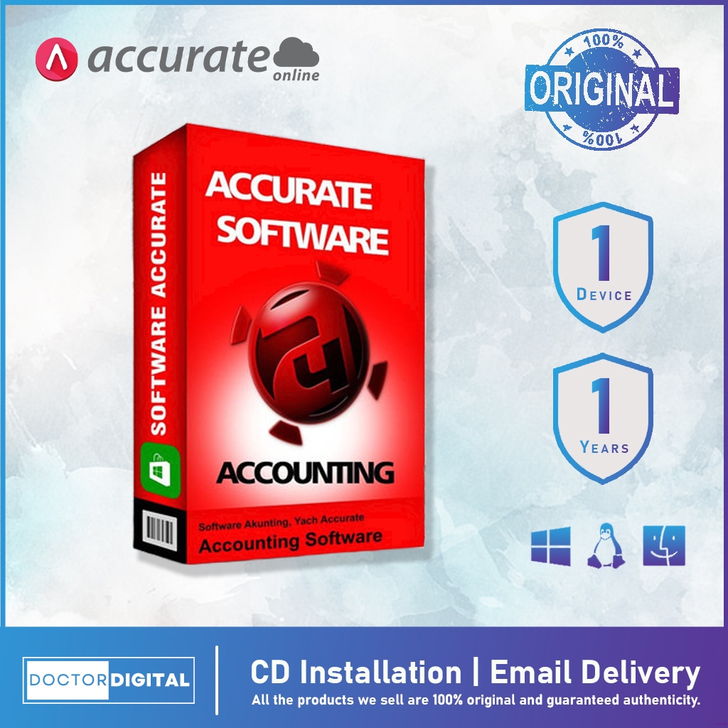 Jual Software Akutansi Accurate 5 Enterprise 5.0.22 / 5.020 / 5.013 ...