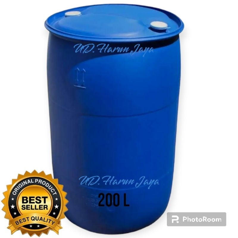 Jual Drum plastik HDPE/ drum poligen bersih dan tebal/ toren air bersih ...