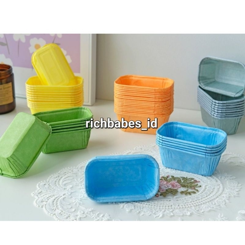 Jual [10pcs] Paper Cup Cupcake Case lonjong Kotak Kertas Muffin kertas ...