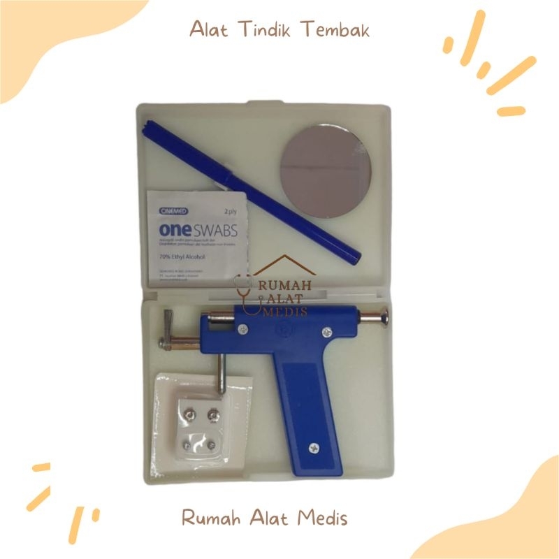 Jual Alat Tindik Telinga Bayi / Dewasa Alat Pasang Anting / Alat Tindik ...