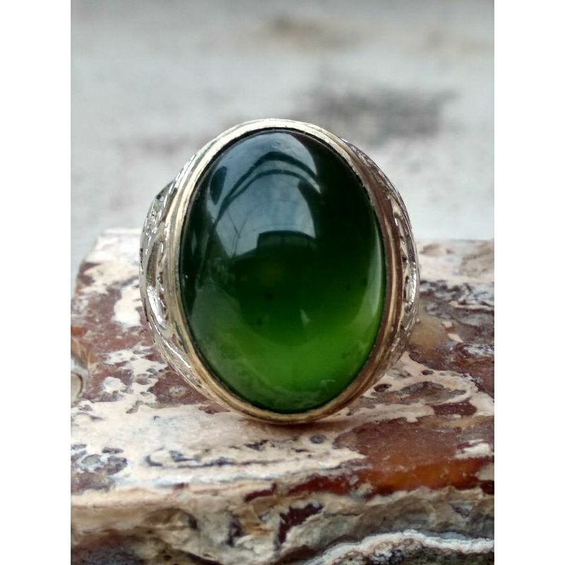 Jual top green serpentine giok aceh cristal | Shopee Indonesia