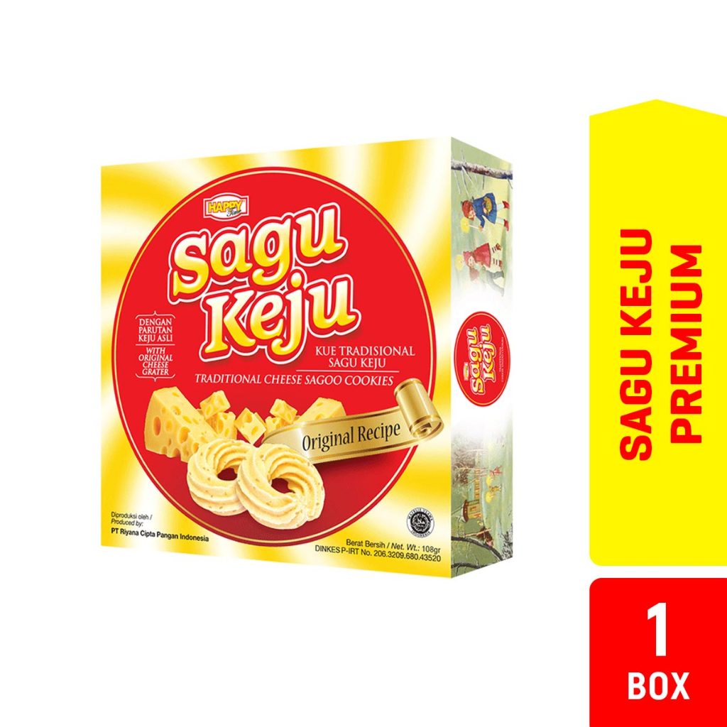 Jual Happy Time Sagu Keju Premium (1 Box) | Shopee Indonesia