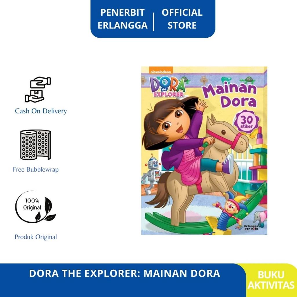 Jual [Erlangga Official] BUKU AKTIVITAS ANAK: DORA THE EXPLORER: MAINAN ...