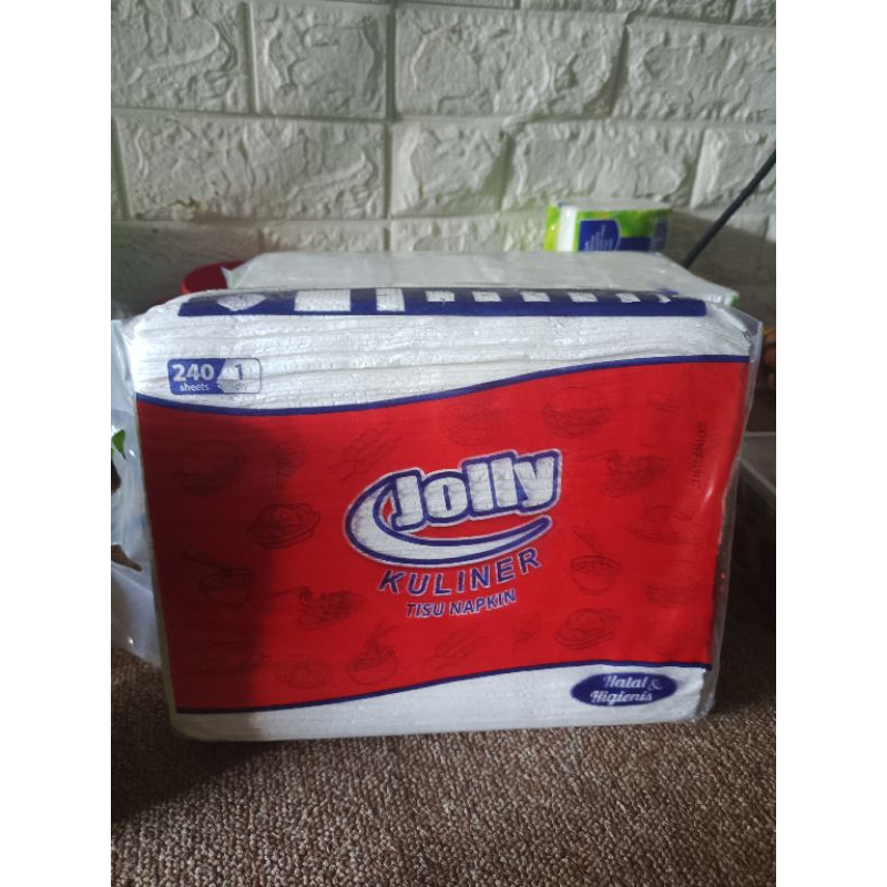Jual TISSUE JOLLY NAPKIN 240 SHEET | Shopee Indonesia