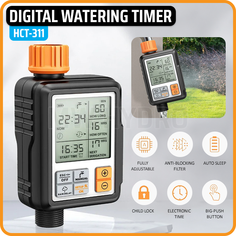 Jual Digital Garden Watering Timer HCT-311, Automatic Irrigation ...