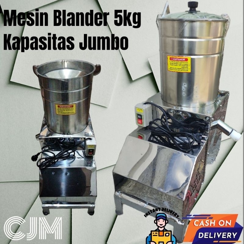 Jual Mesin Blender Jumbo Kap 3-5kg Stainless Steel 10 Liter Kapasitas ...