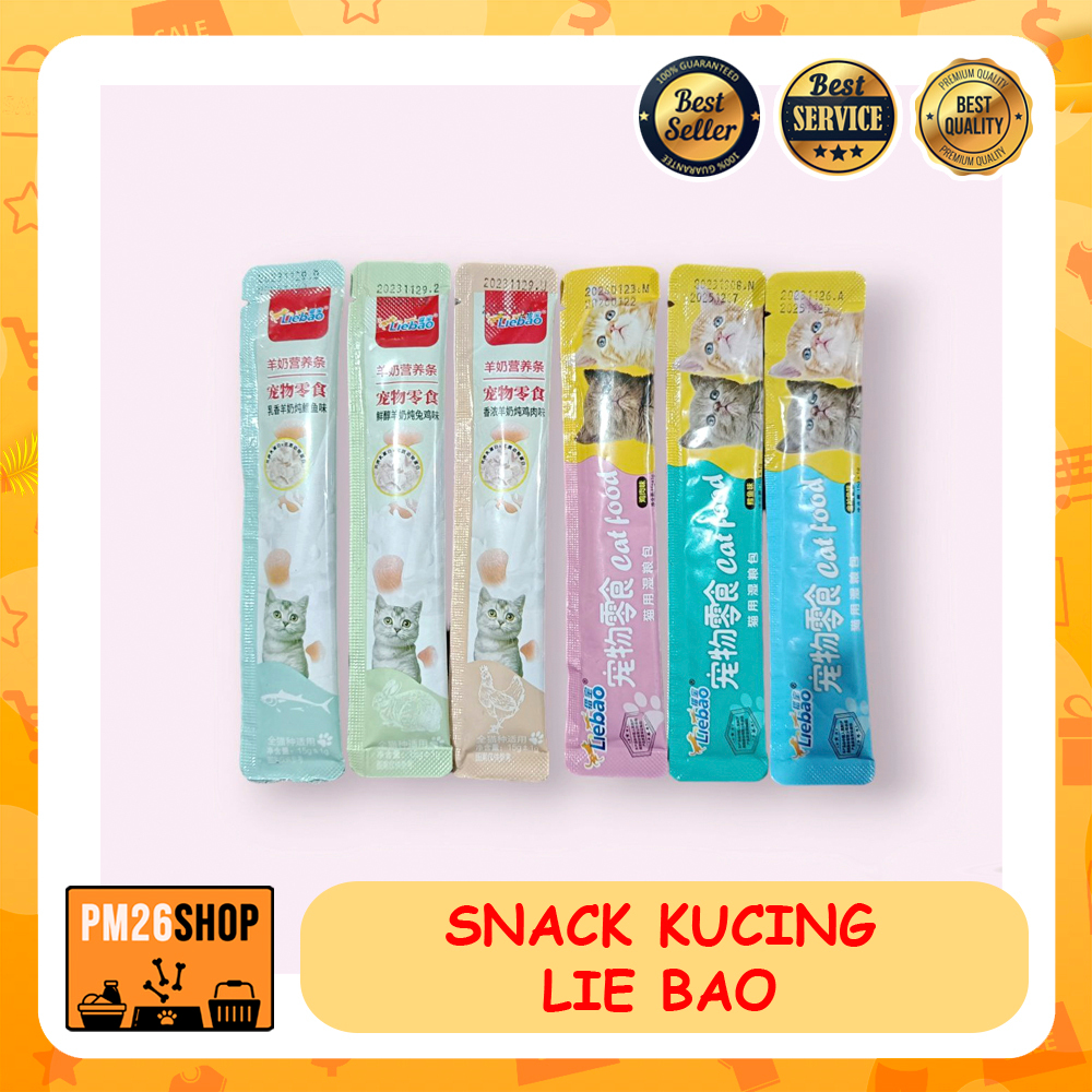 Jual Liebao Creamy Treat 15 gr Cat Strip Snack Camilan Kucing | Shopee ...