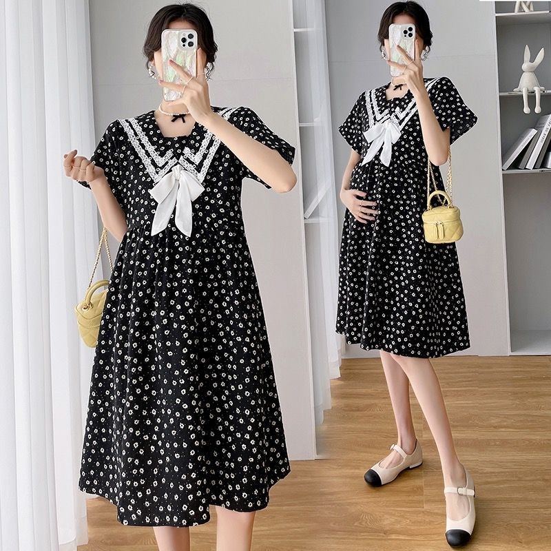 Jual NEW!!!Dress Mini Ibu Hamil bunga2 | Shopee Indonesia