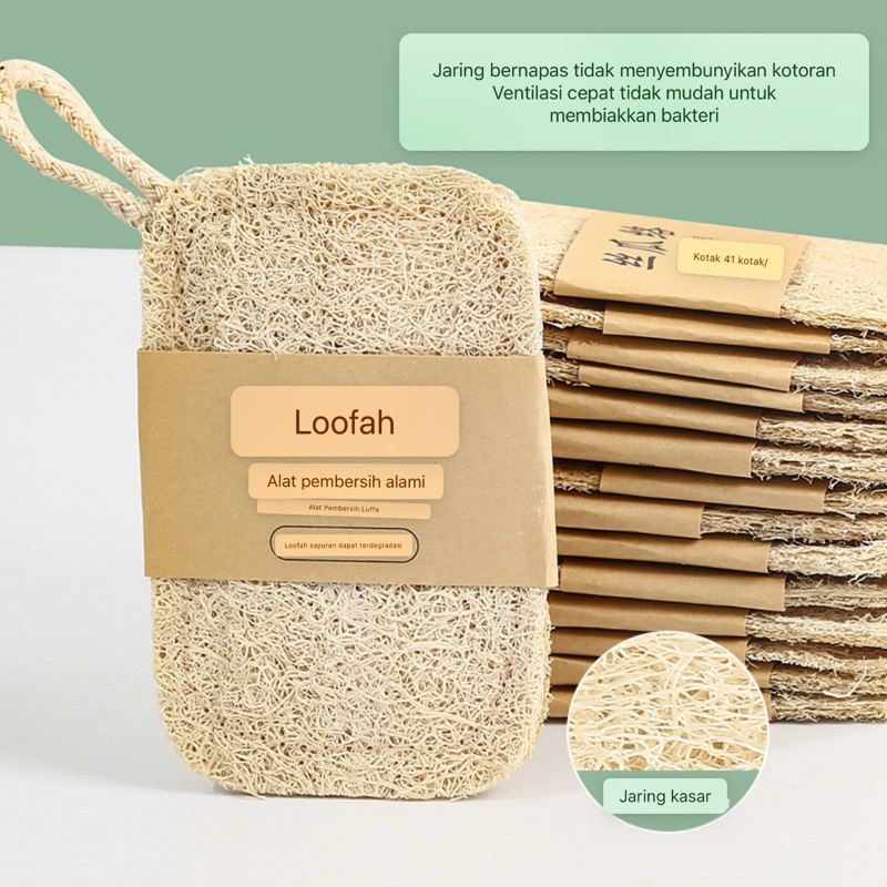Jual Sabut Cuci Piring Spons Loofah Sponge Jaring Oyong Gambas /Spons ...
