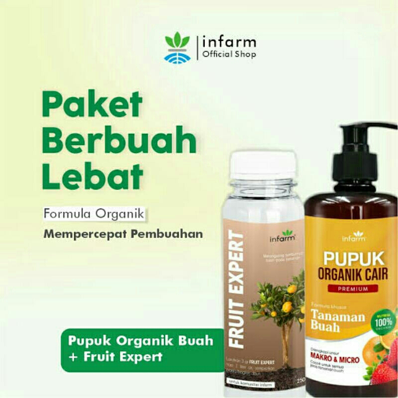 Jual INFARM-PUPUK ORGANIK CAIR TANAMAN BUAH/BUNGA500ML | Shopee Indonesia