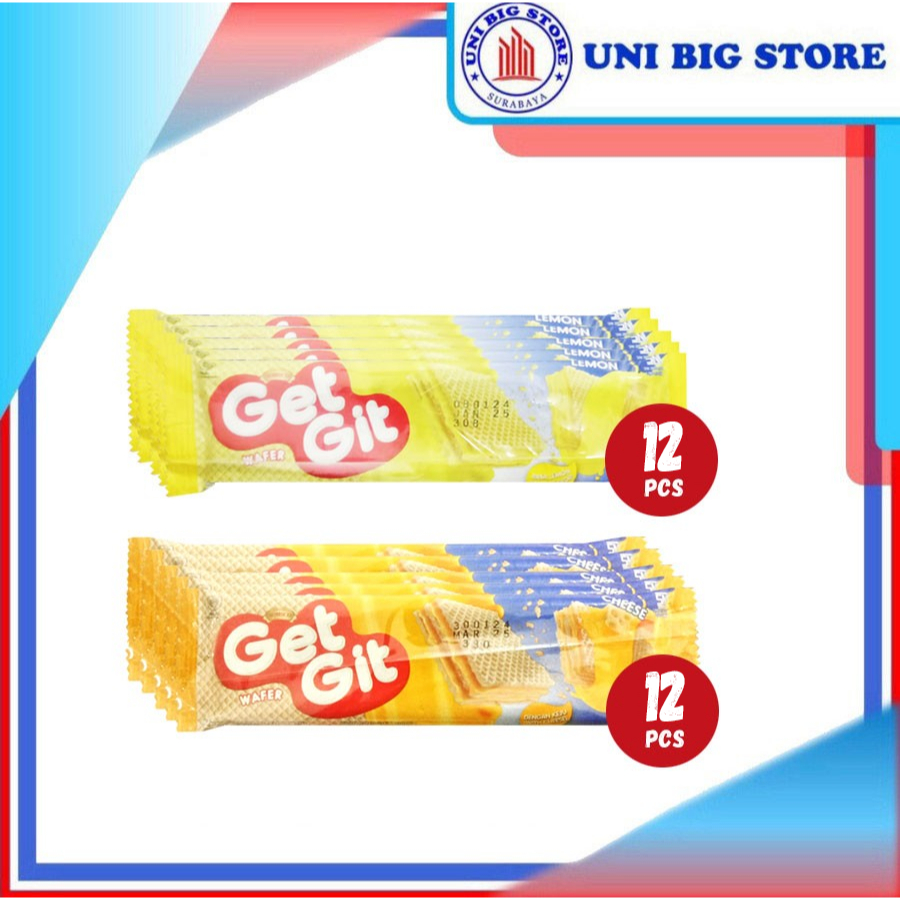 Jual Get Git Wafer Lemon | Cheese 18 gr x 12 sachet RENTENG | Shopee ...