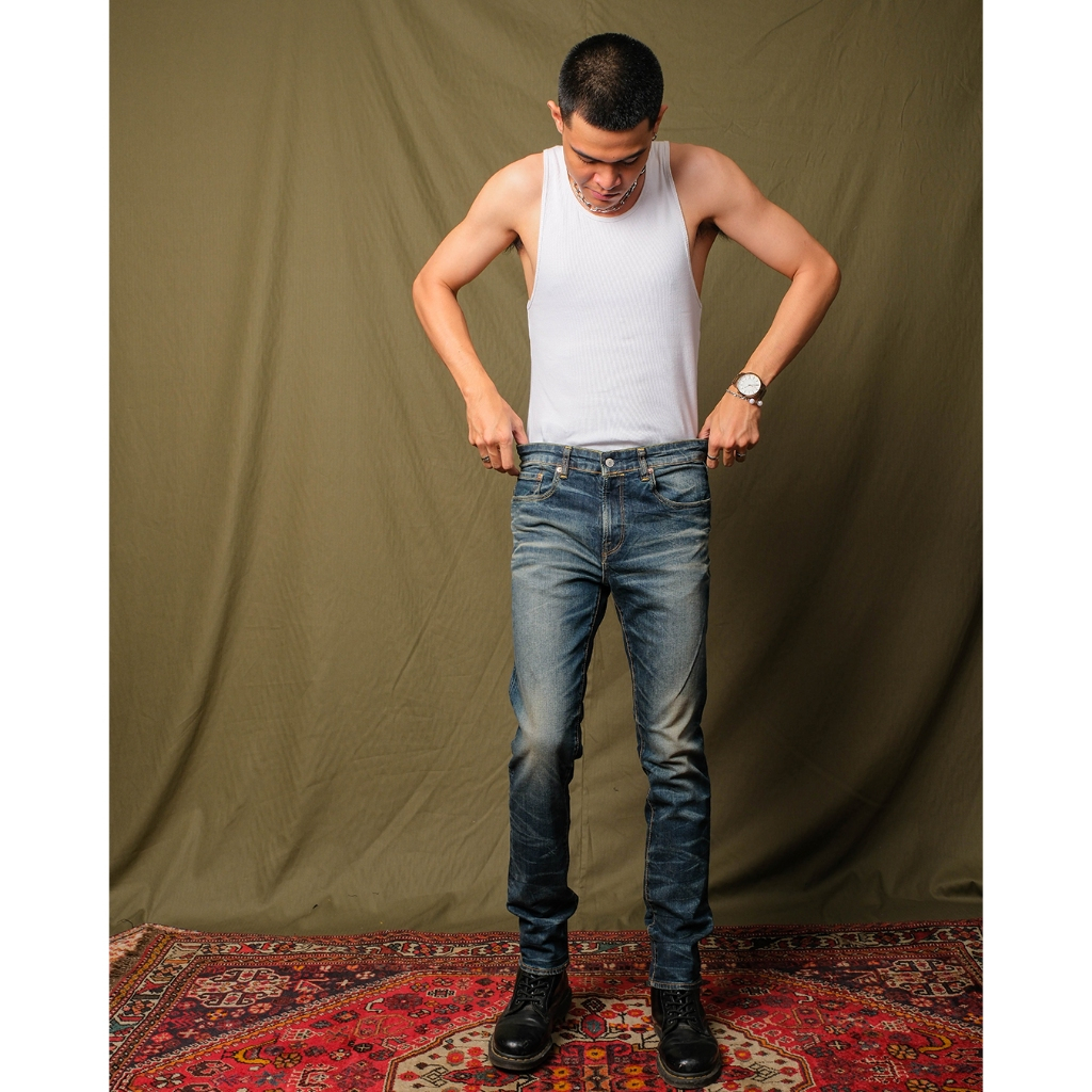 Jual Bespoke Project - Celana Jeans Denim No.371 Slim Tapered | Shopee ...