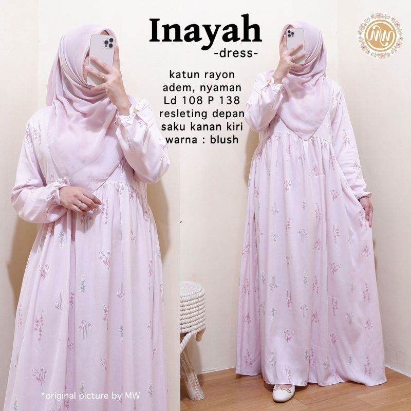 Jual Inayah Gamis Rayon | Shopee Indonesia