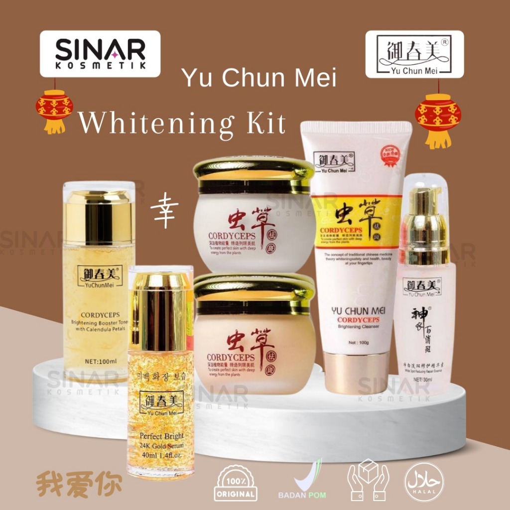 Jual [BPOM] YU CHUN MEI CORDYCEPS Lightening Series - Day Cream - Night ...
