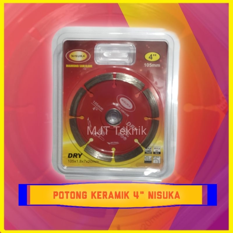 Jual Mata Grenda Potong Merek NISUKA 4inc Keramik Asli Original ...