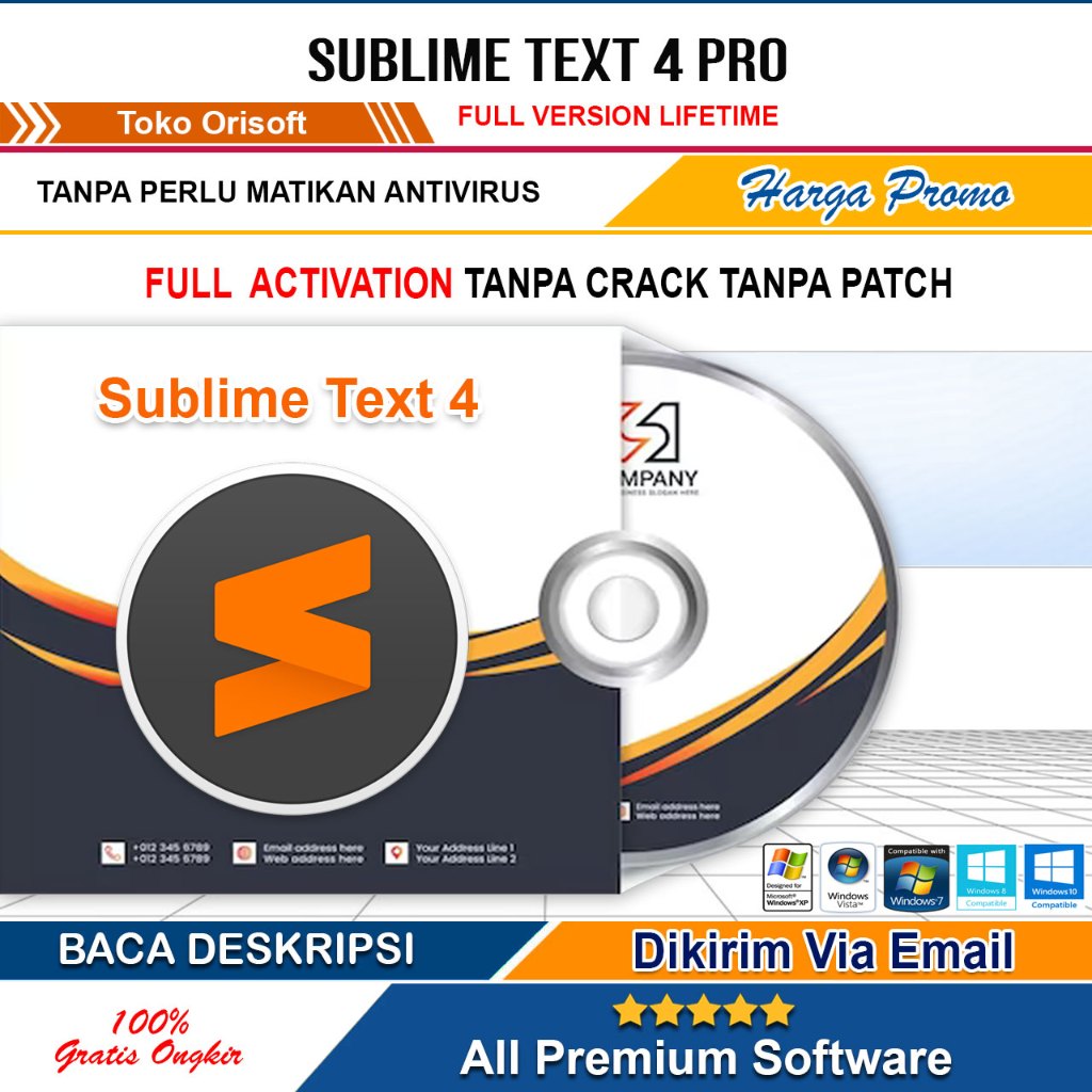 Jual Sublime Text 4 Build 4169 Pro Lifetime | Shopee Indonesia