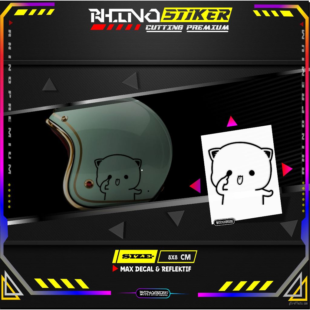 Jual Stiker Imut Kucing Mochi Stiker hlm dll | Shopee Indonesia