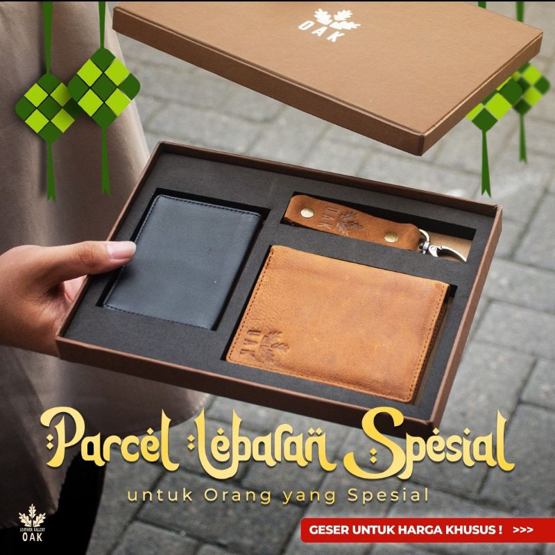 Jual PARCEL LEBARAN SPESIAL KULIT ASLI + BOX (chat untuk req warna ...