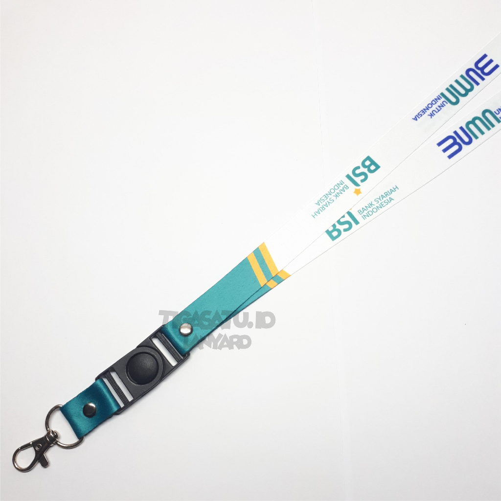 Jual LANYARD TALI ID CARD BANK BSI SYARIAH BUMN | Shopee Indonesia