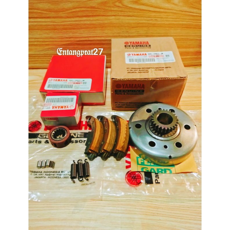 Jual Paket Mangkok Rumah Ganda 24T + Kampas Ganda + Cage Yamaha Vega ZR Kode 5D9 | Shopee Indonesia