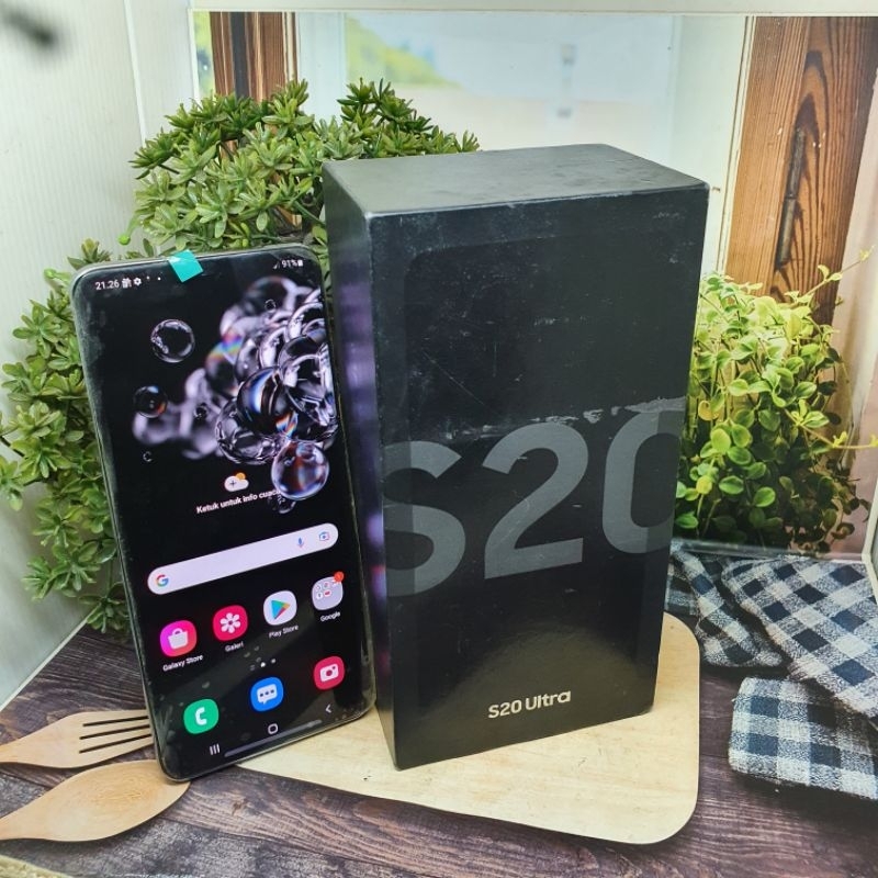 Jual SAMSUNG GALAXY S20 ULTRA RAM 12/128GB FULLSET RESMI SEIN DUAL SIM ...