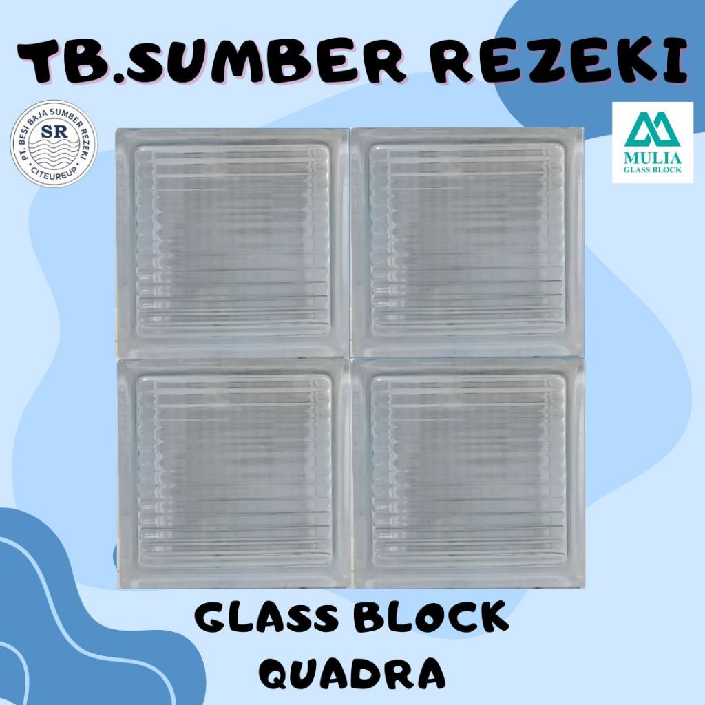 Jual Glass Block Quadra (Buah) Kamar Mandi Dan Dapur | Shopee Indonesia