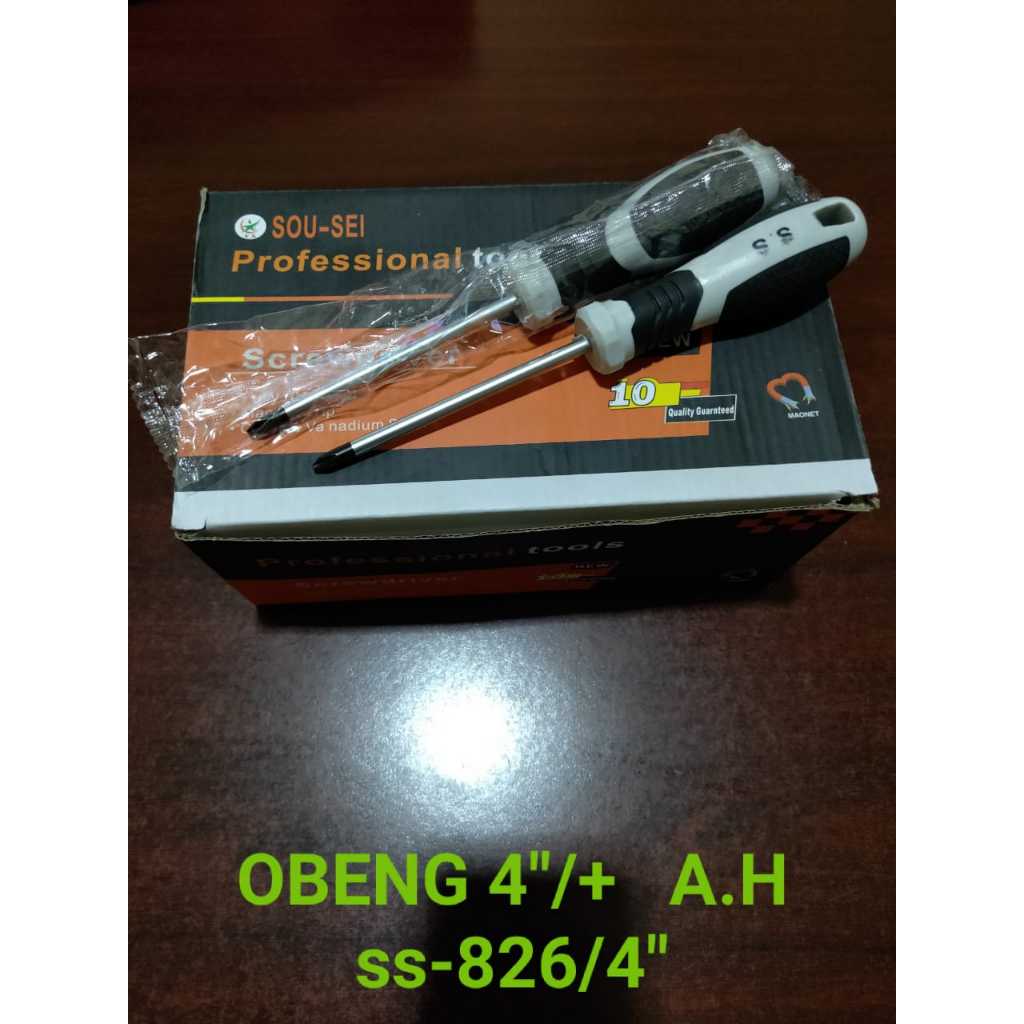 Jual Obeng sou sei SS-825 ukuran 4 inchi warna Merah Obeng sou sei 4" Obeng 4 inchi | Shopee ...