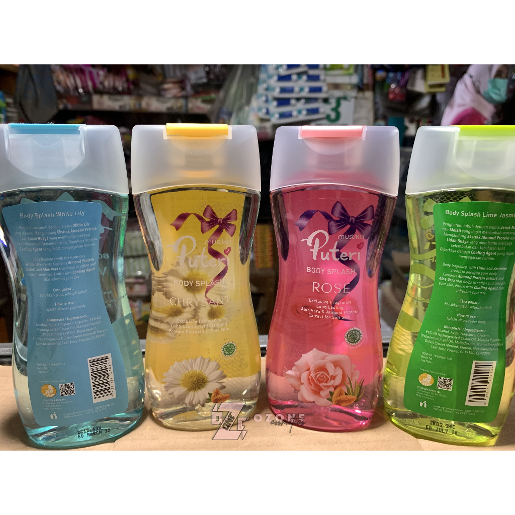Jual MUSTIKA PUTERI BODY SPLASH 135ml - 245ml | Shopee Indonesia