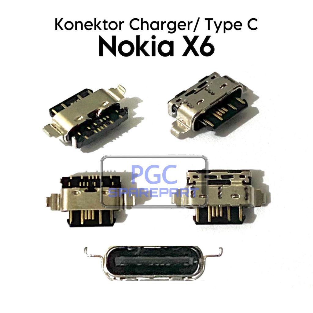 Jual Konektor Charger Only Tipe C Nokia 6.1 Plus / Nokia X6 / TA-1099 ...
