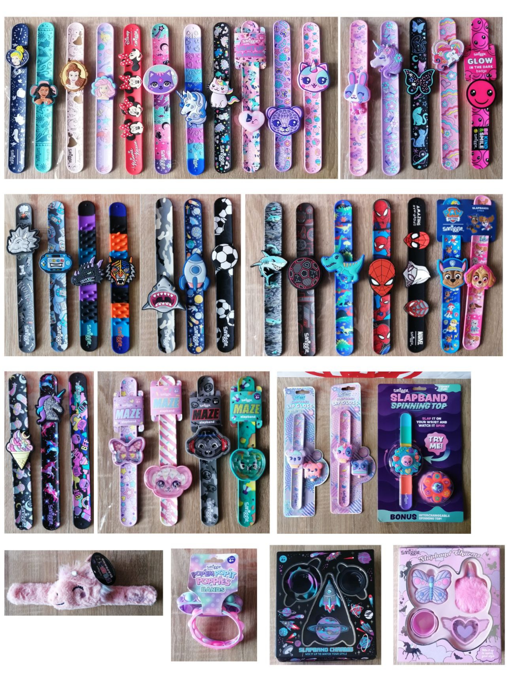 Jual SMIGGLE gelang slapband star wars / frozen / elsa anna / unicorn ...