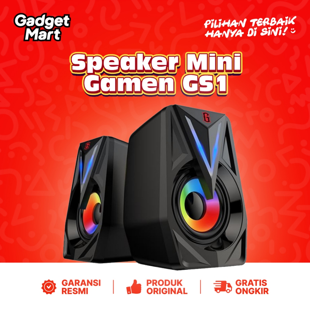 Jual Speaker GAMEN GS1 Super Bass Portable RGB | Shopee Indonesia