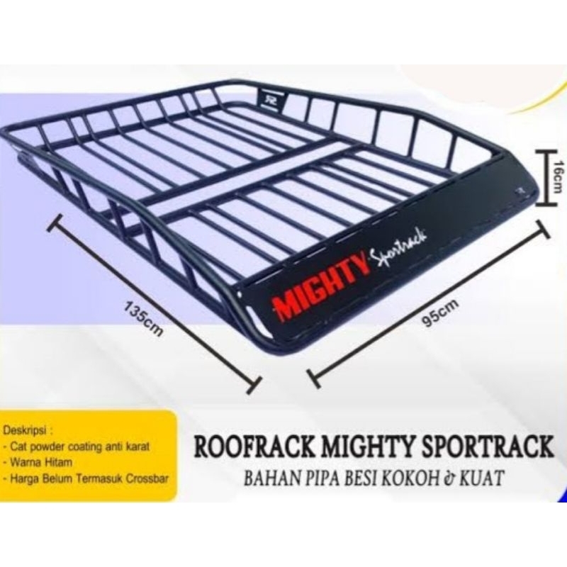 Jual Sportrack roof rack MIGHTY rak atas mobil besi hollow powder ...