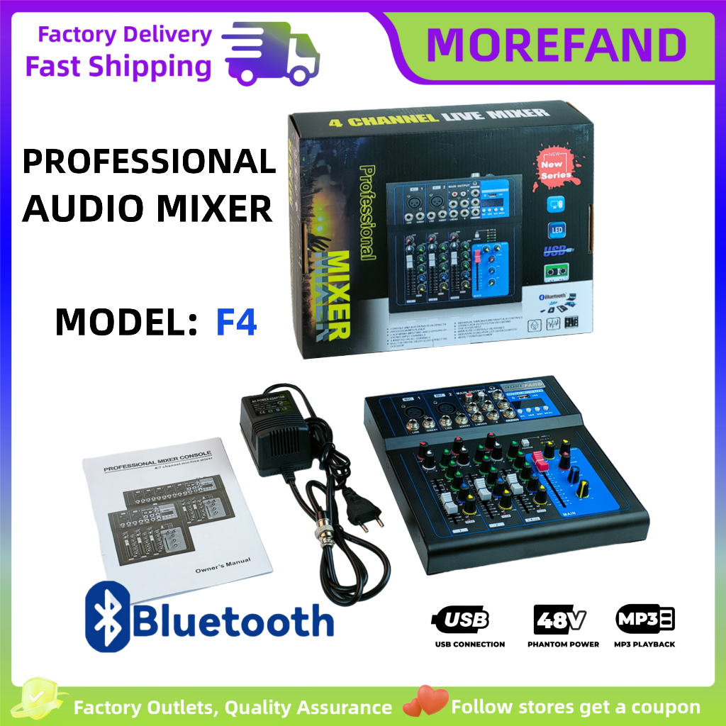 Jual Mixer profesional Bluetooth Audio /MP3/USB Mixer Audio for PC ...