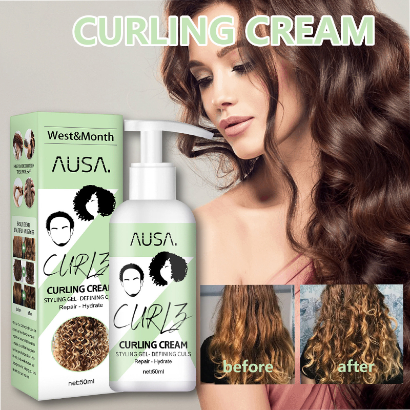 Jual 【Beli 2 gratis 1】Rambut keriting krim pengeriting curly curl cream ...