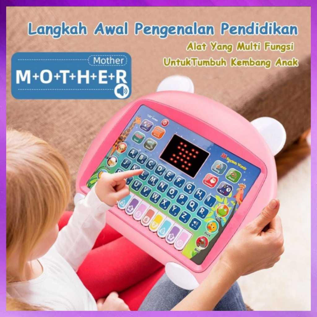 Jual Mainan Tab Anak Edukasi Tablet Belajar Laptop Komputer 2in1 ...