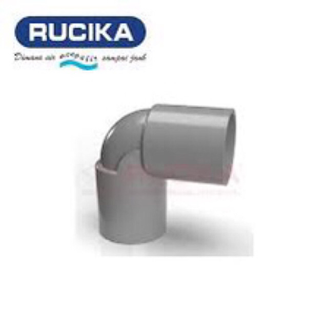 Jual Knee AW Elbow Knie Keni 1/2" Fitting PVC Rucika | Shopee Indonesia