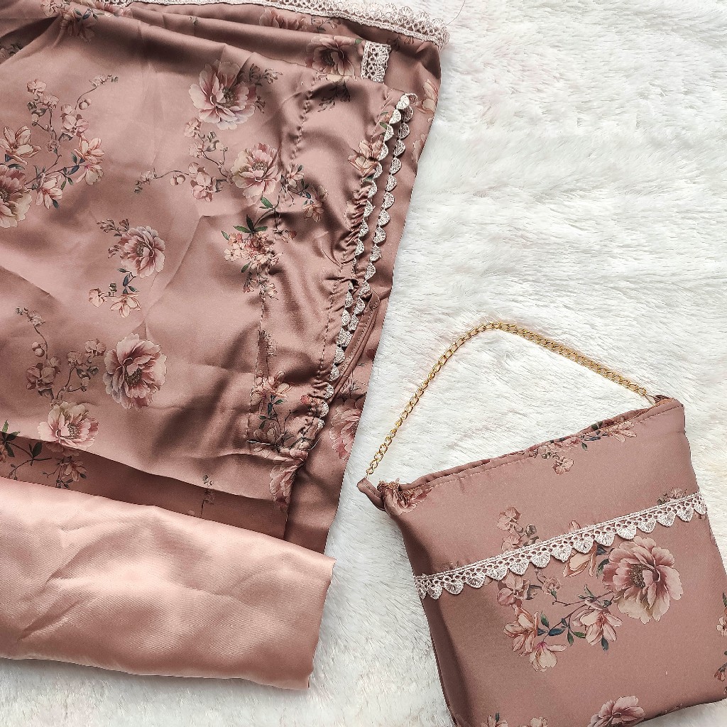 Jual Mukena ARMANI Silk PREMIUM jumbo 2in1 motif cantik dan elegant ...