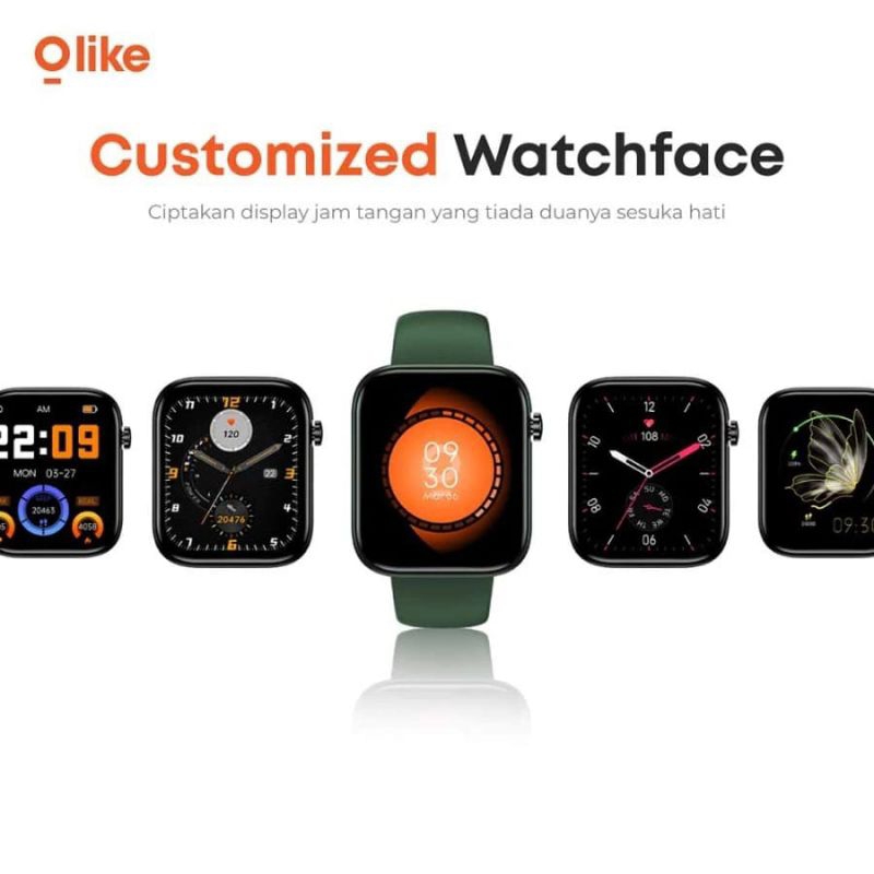 Jual Olike W12 PRO Smartwatch Horizon HD Full Touch Screen Real Time ...