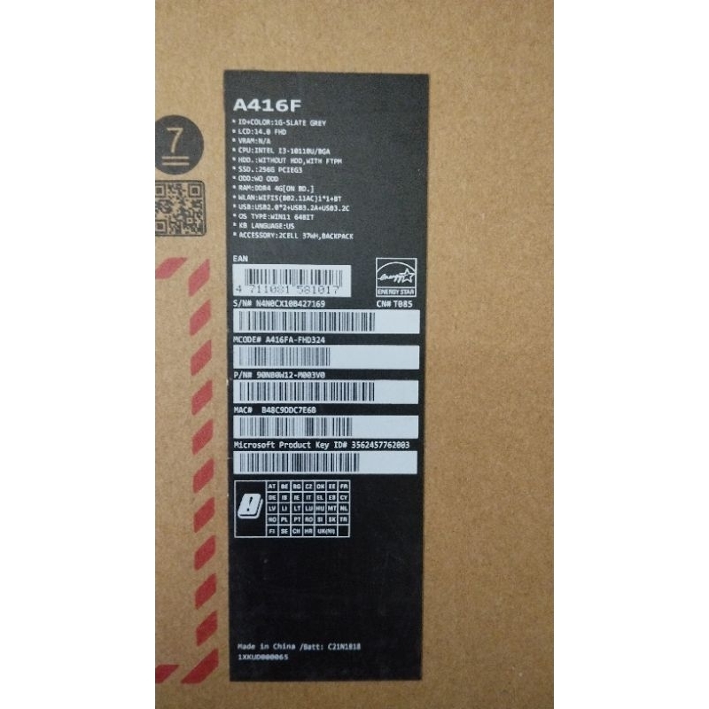 Jual ASUS VIVOBOOK A416FA-FHD324 | Shopee Indonesia