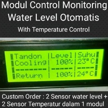 Jual Modul Water Level Otomatis (Custom order 2 sensor water level + 2 ...